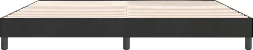 Postel Box Spring bez matrace černá 180x220 cm samet 3315887