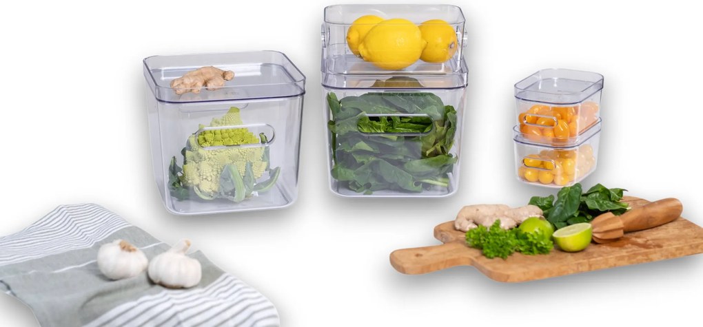 SMARTSTORE Organizér CompactClear, 0,6l (mini), 9,5 x 9,5 x 10,2 cm