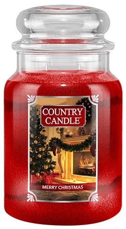 Country Candle Vonná Svíčka Merry Christmas, 652 g