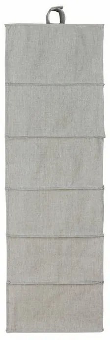 Závěsný organizér na oblečení 30 x 18 x 94 cm, šedá