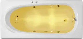 RHEY SURF + CHROMO 160 x 75 hydromasážní akrylátová vana