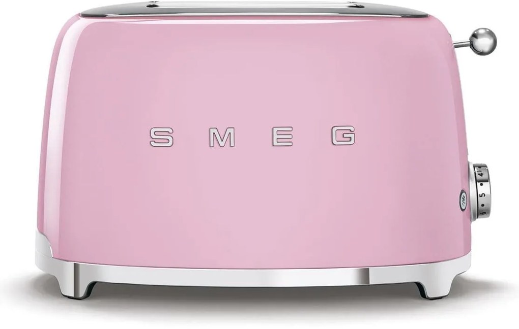 Topinkovač smeg 50's retro style 2x2 růžový 950w