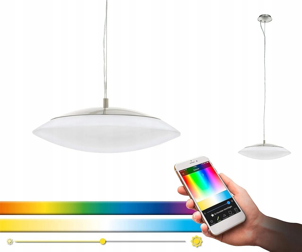 Závěsná lampa Eglo Frattina-c smart home s integrovaným Led zdrojem