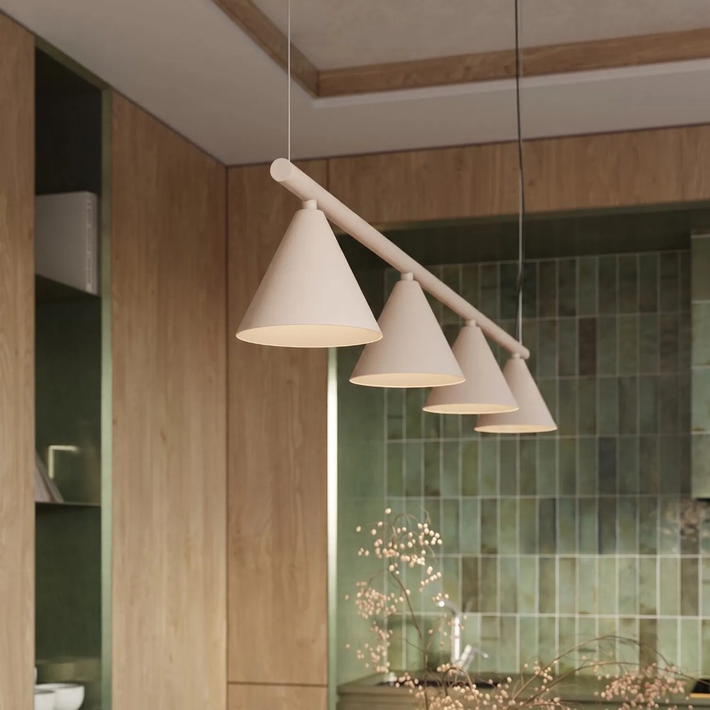 Sollux Lighting Lustr NOX 4L taupe