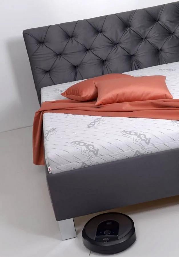Pohoda Čalouněná postel JADRANKA s úložným prostorem a volně loženou matrací | Látka: Paris 01,Šířka matrace: 180 cm