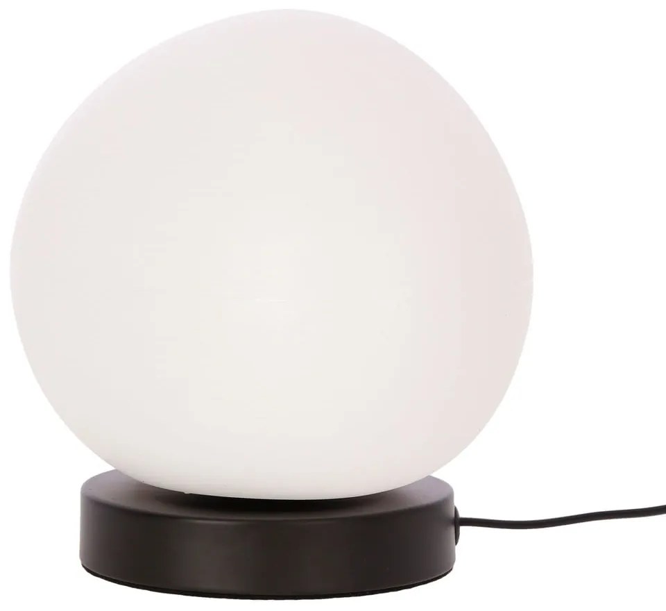 Černo-bílá stolní lampa (výška 19 cm) Stones – Candellux Lighting