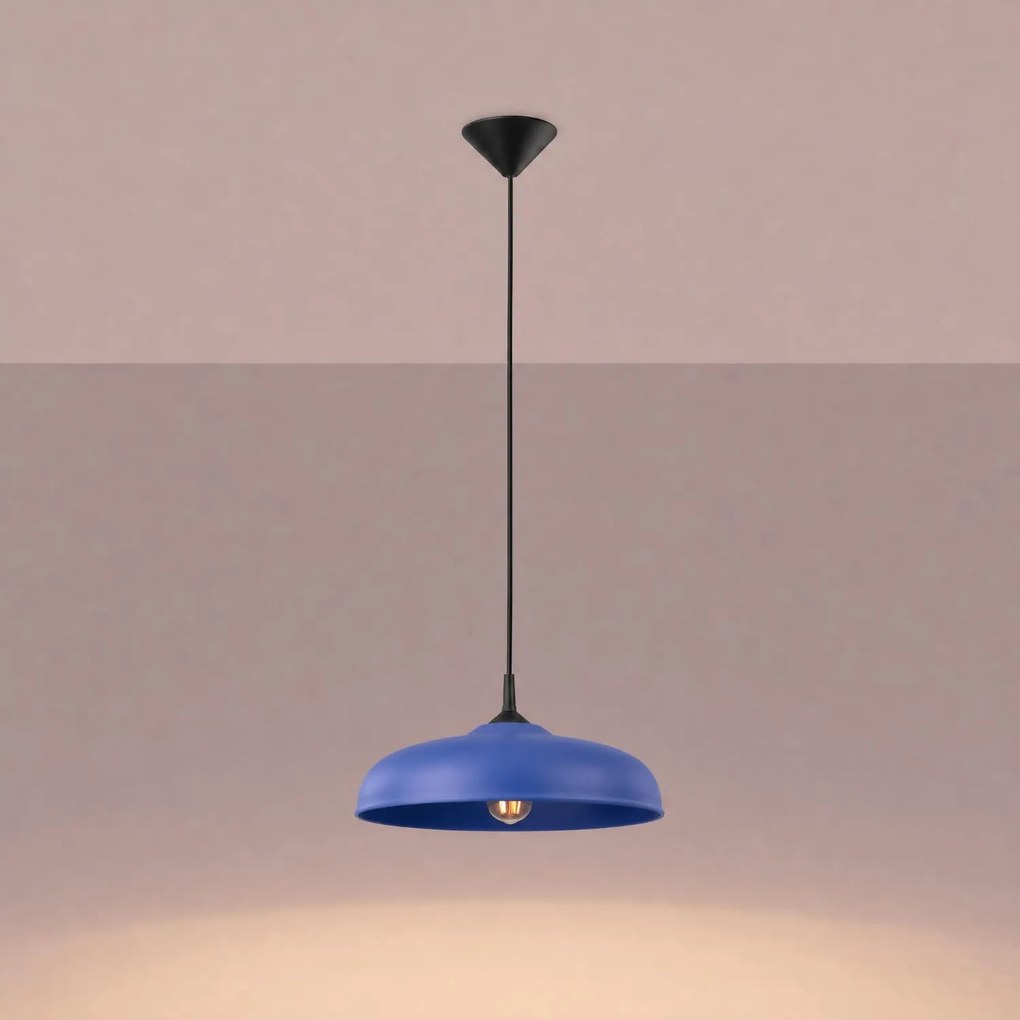 Sollux Lighting Závěsné svítidlo GINA ultramarín