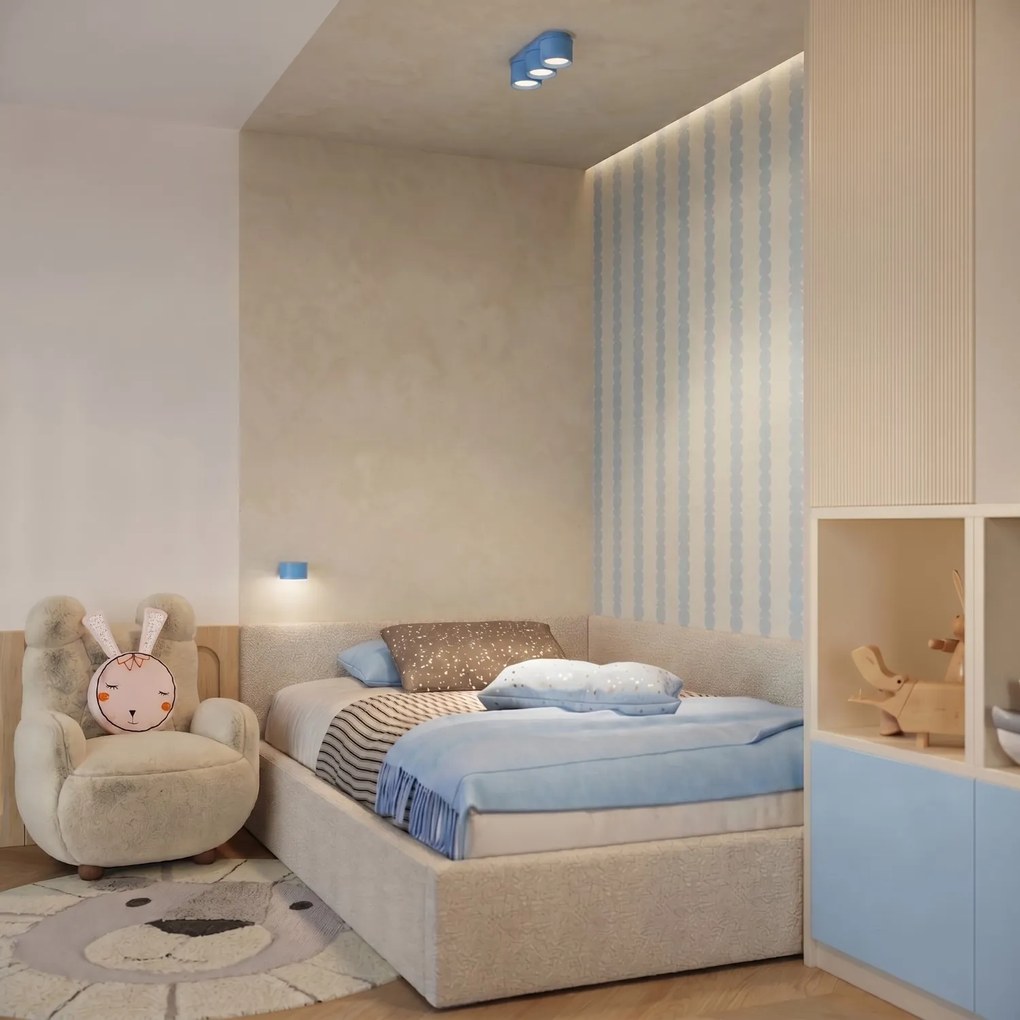 Sollux Lighting Nástěnné svítidlo MODO 1 azurové GX53