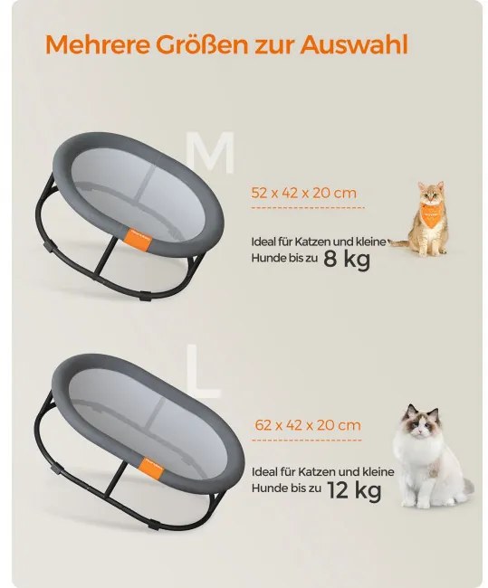 Houpací síť pro kočky a psy do 12 kg PCB002G01