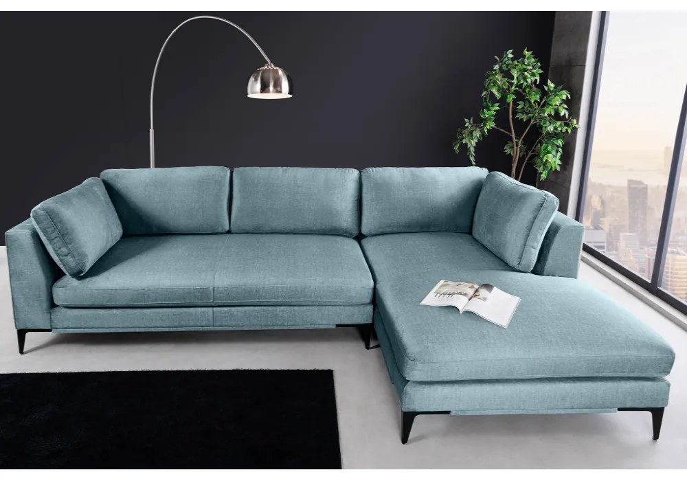 Massive home | Rohová pohovka SIGNUM 315cm 3místná - zelená