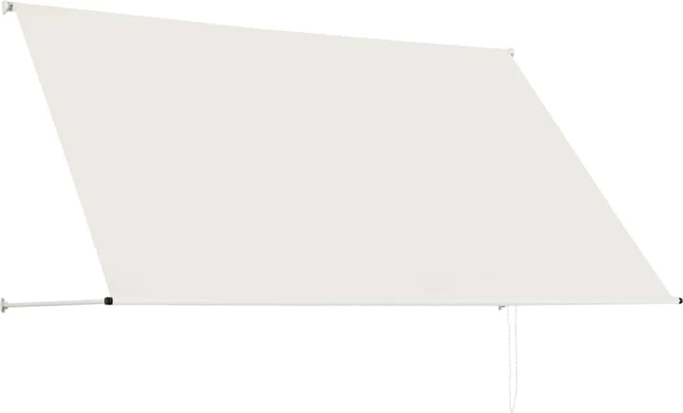 Zatahovací markýza krémová 250 x 150 cm 143766