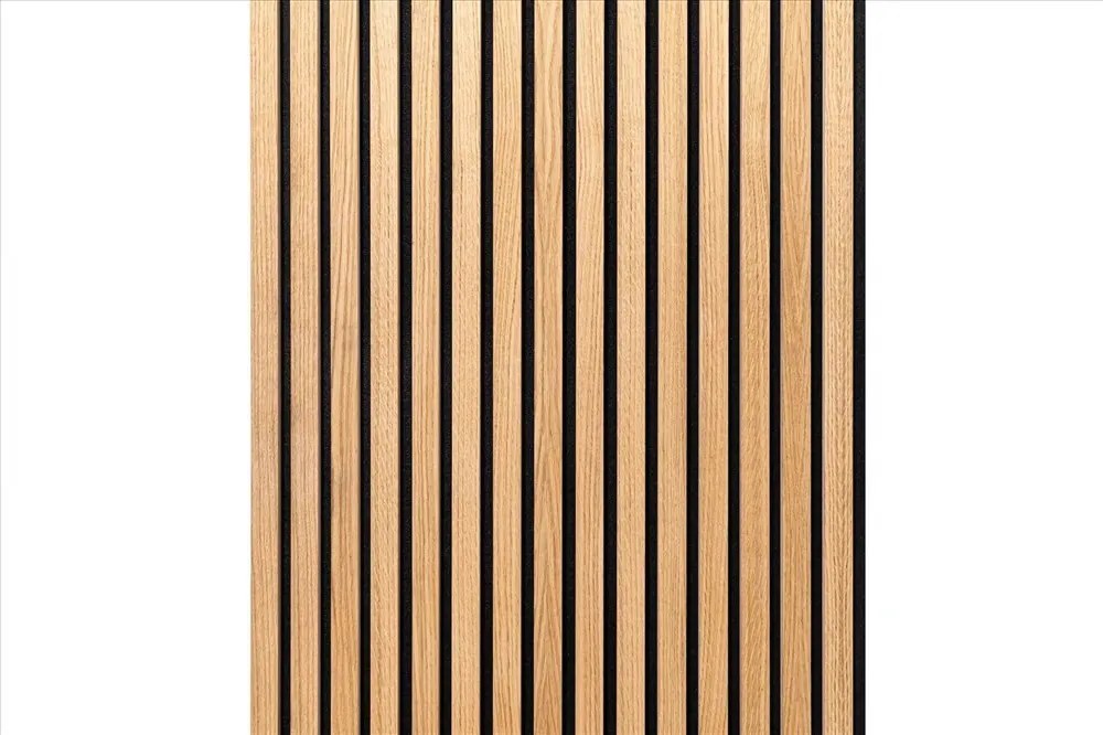 Dekorační obkladový SLAT panel akustic 27-14 Dub Olej MDF Natur 280cm x 60cm