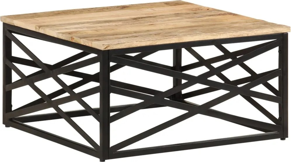 Konferenční stolek 68 x 68 x 35 cm masivní mangovníkové dřevo 287364
