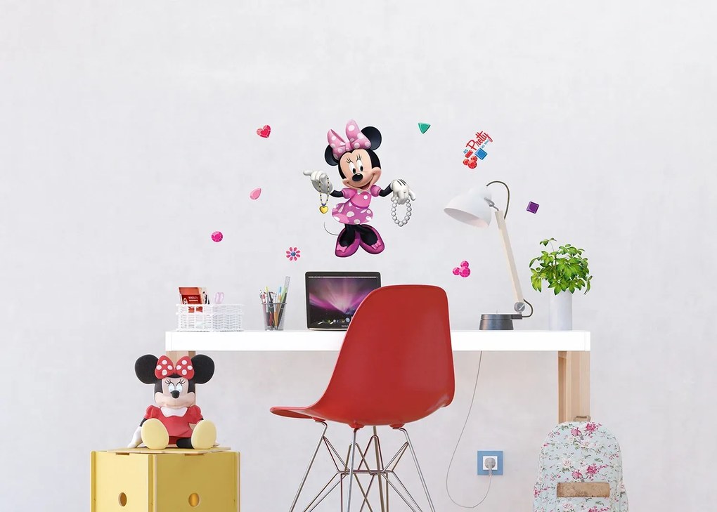 Dětská samolepka na zeď Minnie, Disney | 42.5 x 65 cm | DDK 1754
