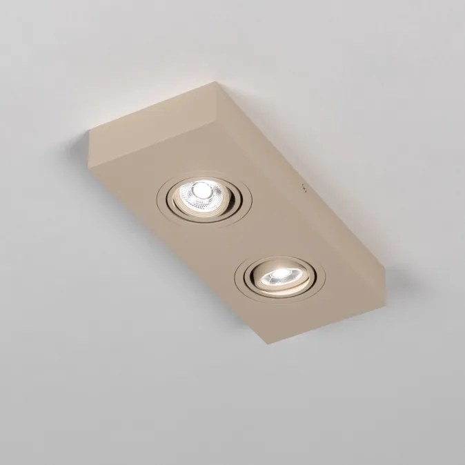 Stropní LED svítidlo Spot Quality Quadra 2 Taupe
