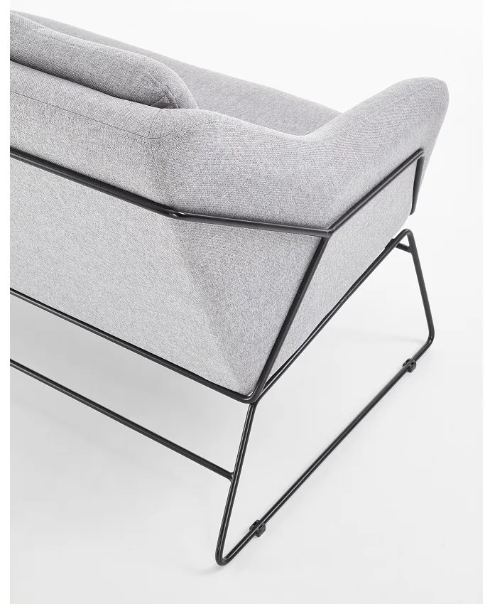 Dvojsedák Soft II XL, šedá / černá