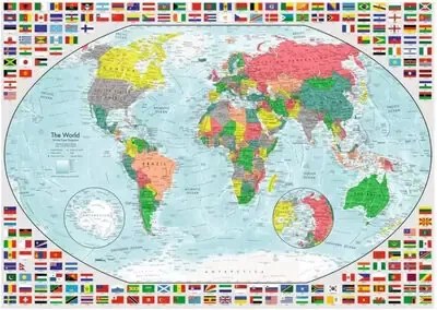 Ravensburger Mapa světa / 1000 dílků / od 14 let