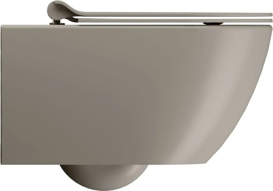 GSI GSI, PURA závěsná WC mísa, Swirlflush, 55x36 cm, tortor dual-mat, 881505