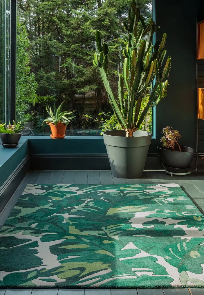 Tribeca Design Kusový koberec Blondie Palm Green Rozměry: 160x230 cm