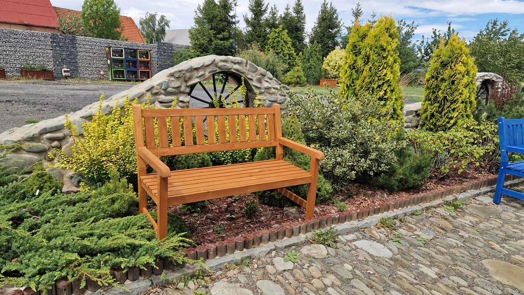 Zahradní lavice RADOST 150x50x45/90 Osobní odběr/vlastní doprava