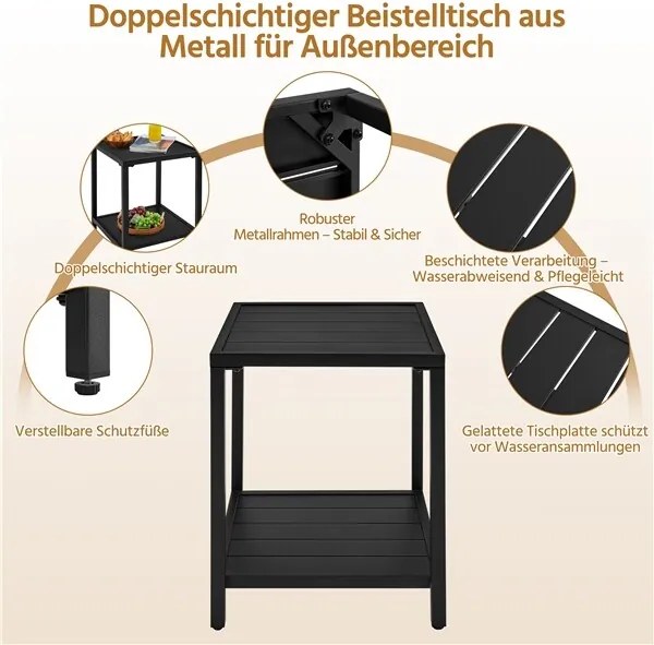 Konferenční stolek Yaheetech – černá (267588280648)