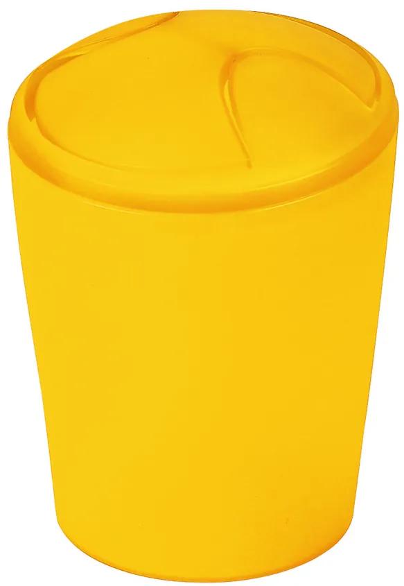 Spirella odpadkový koš 5 l MOVE - žlutá 1010485