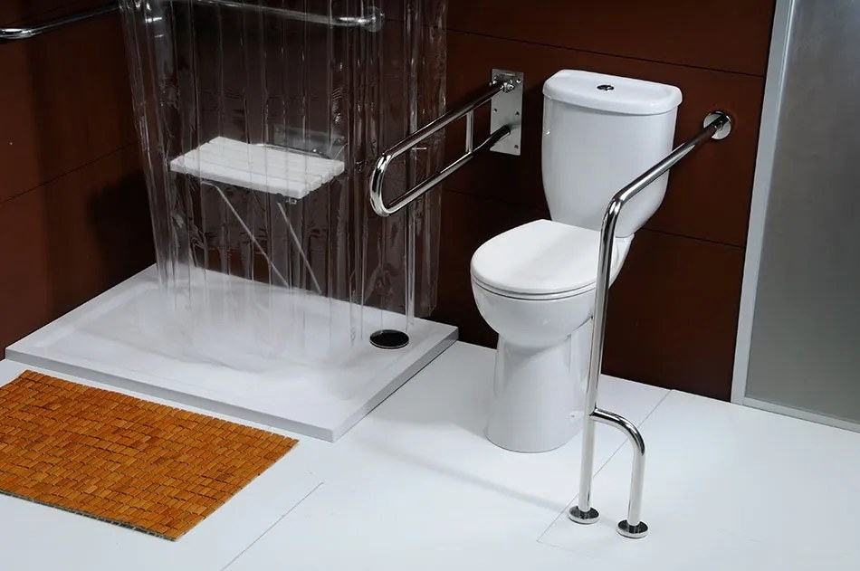 Sapho HANDICAP WC kombi zvýšený sedák, spodní odpad, bílá BD301.410.00