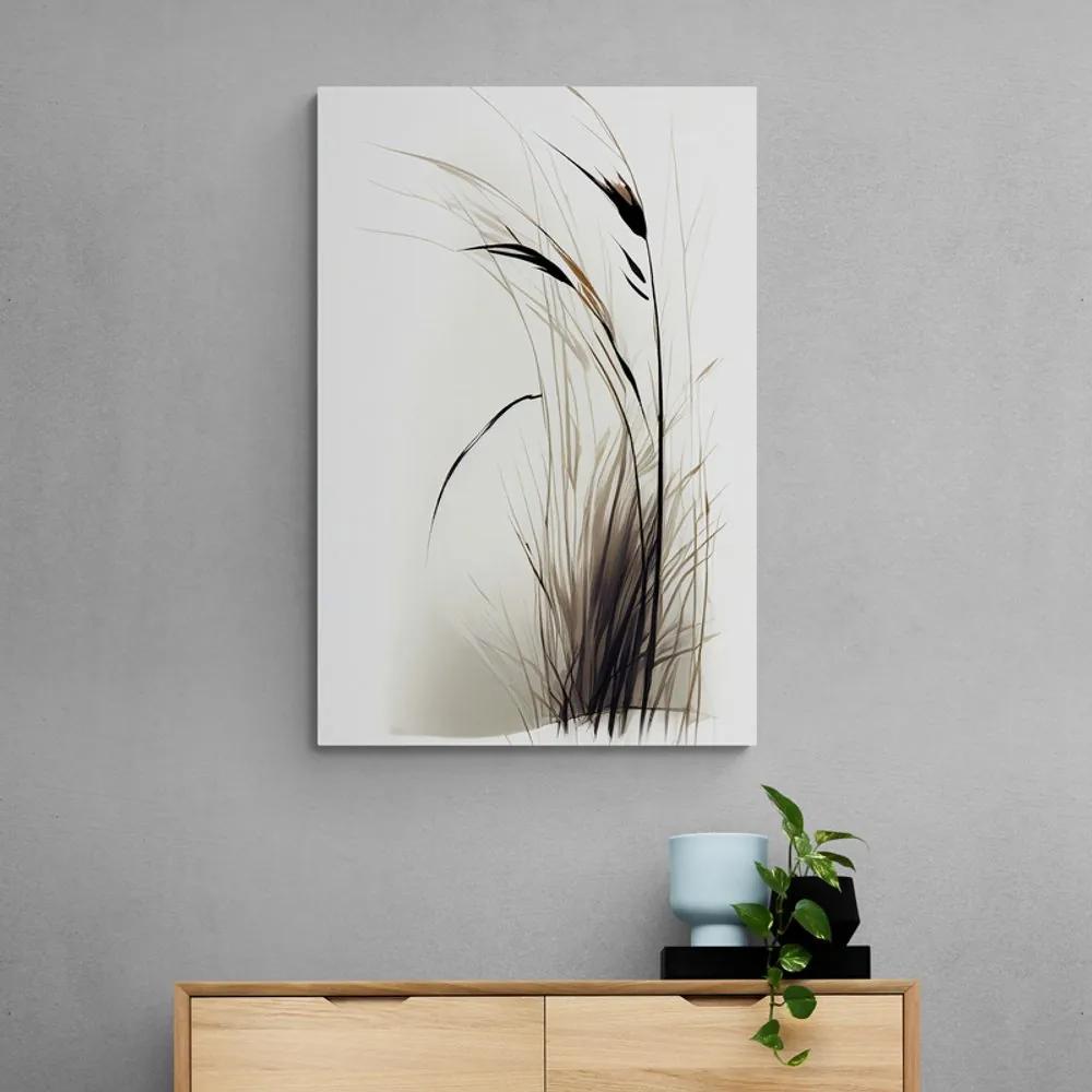 Obraz minimalistická suchá tráva Varianta: 80x120