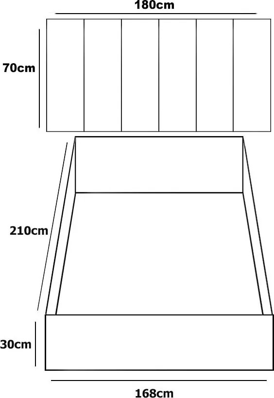 Eka Čalouněná postel Lucy 1 - 160x200 cm Barva látky Trinity: Zelená (Trinity 2312), Úložný prostor: Bez úložného prostoru