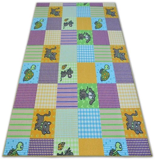 Kusový dětský koberec PETS zvířátka Rozměr: 100x500 cm