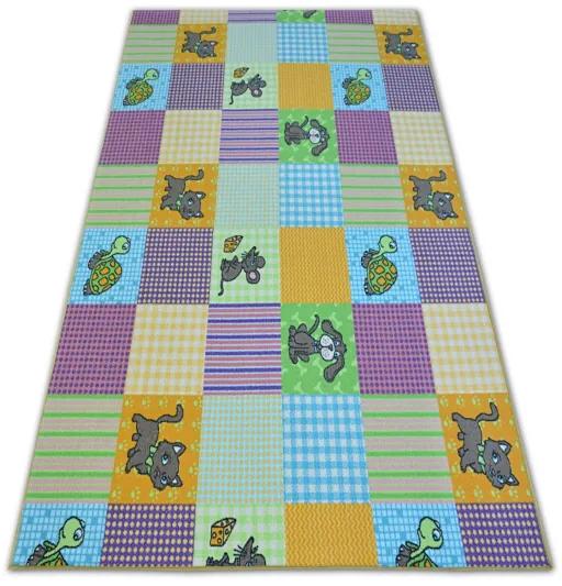 Kusový dětský koberec PETS zvířátka Rozměr: 150x400 cm