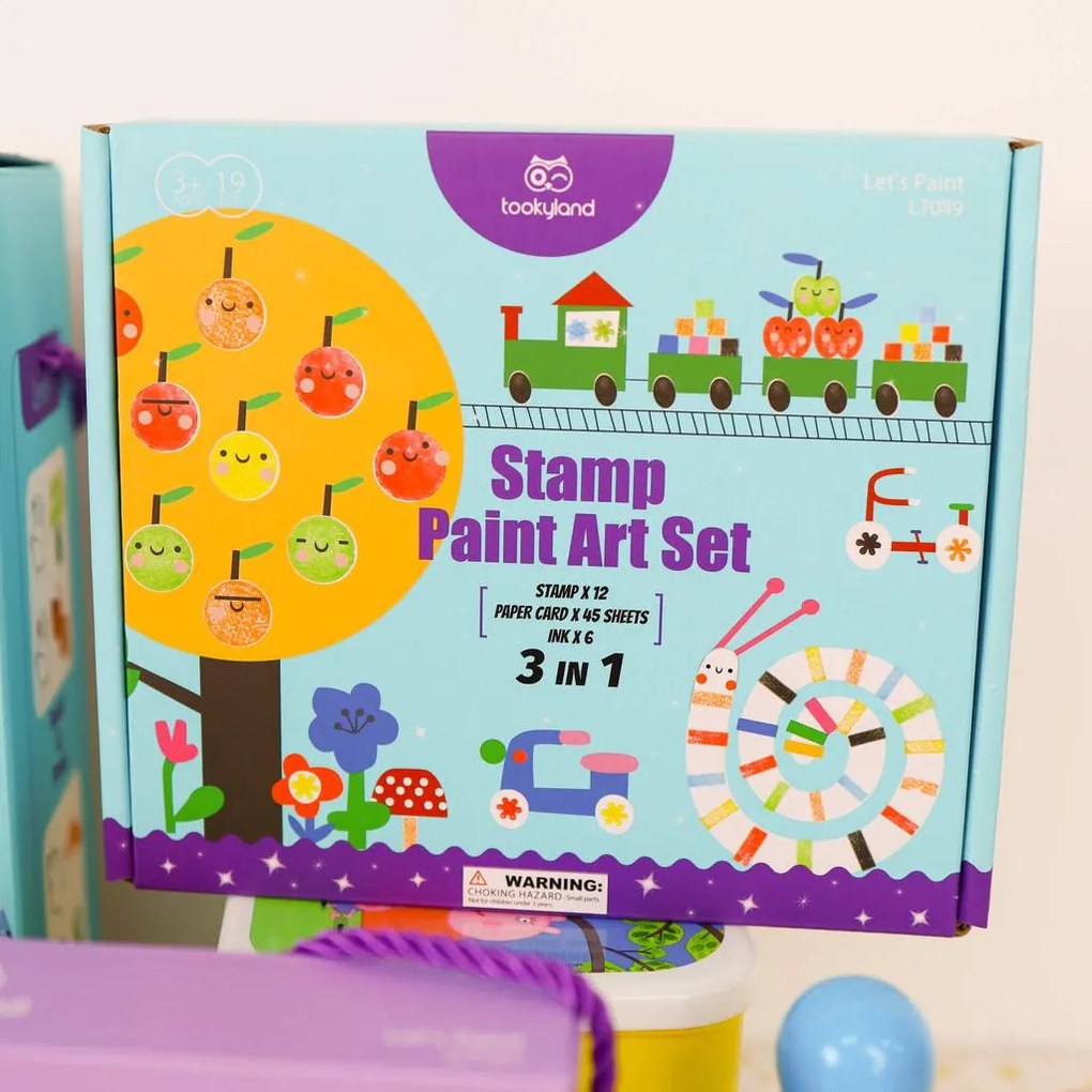 Tookyland Velká kreativní sada 4 v 1 Barvy v tubě
