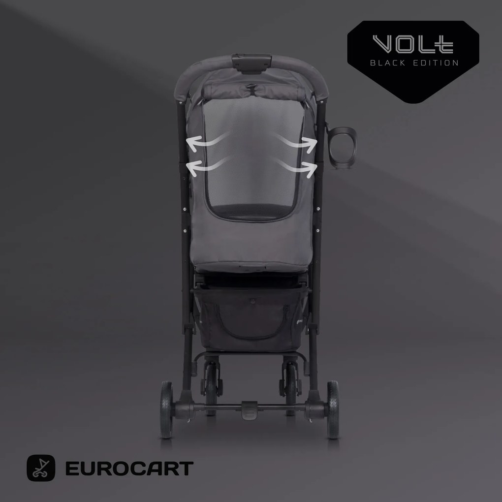 Sportovní kočárek Euro-Cart Volt Black Edition Iron