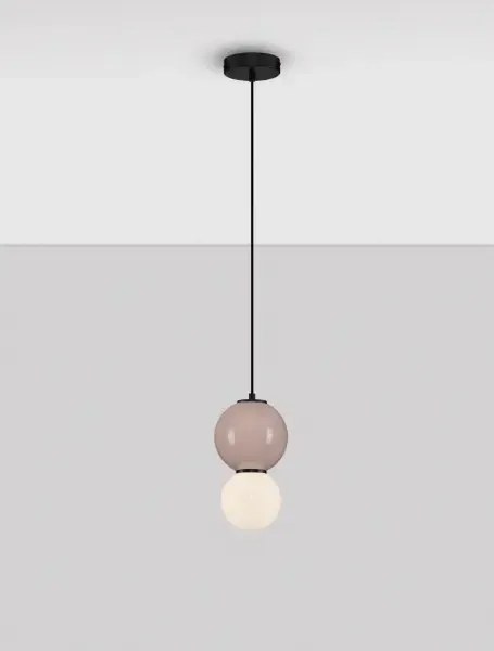 Designový lustr Noesis 15 Kávová