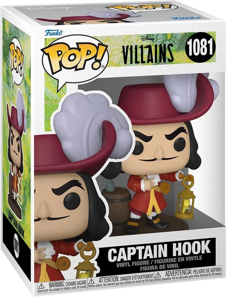 Funko pop disney: villains s4 - captain hook