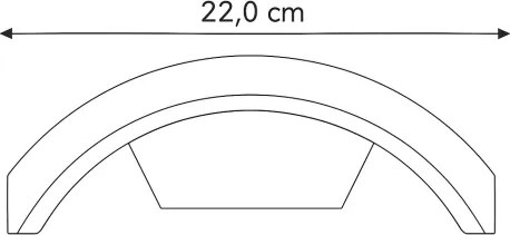 Brilagi - LED Venkovní lampa se senzorem ARCELO LED/9W/230V 50 cm IP54