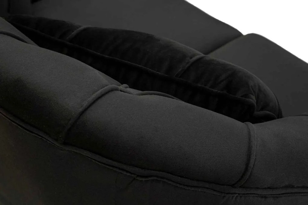Designová pohovka Jagienka 130 cm černá