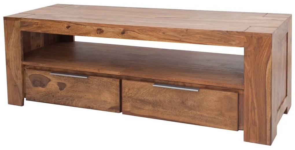 Luxusní TV stolek Timber masiv 135 cm - skladem