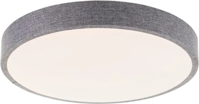 Brilliant G80820/70  Stmívatelné stopní LED svítidlo FILIZ 24W šedá textilie, průměr 39cm