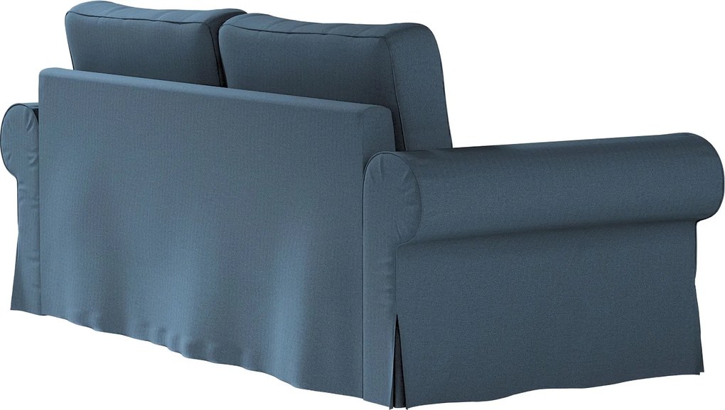 Potah na pohovku IKEA Backabro, 3-místná, rozkládací barva modrá látka pletený vzor