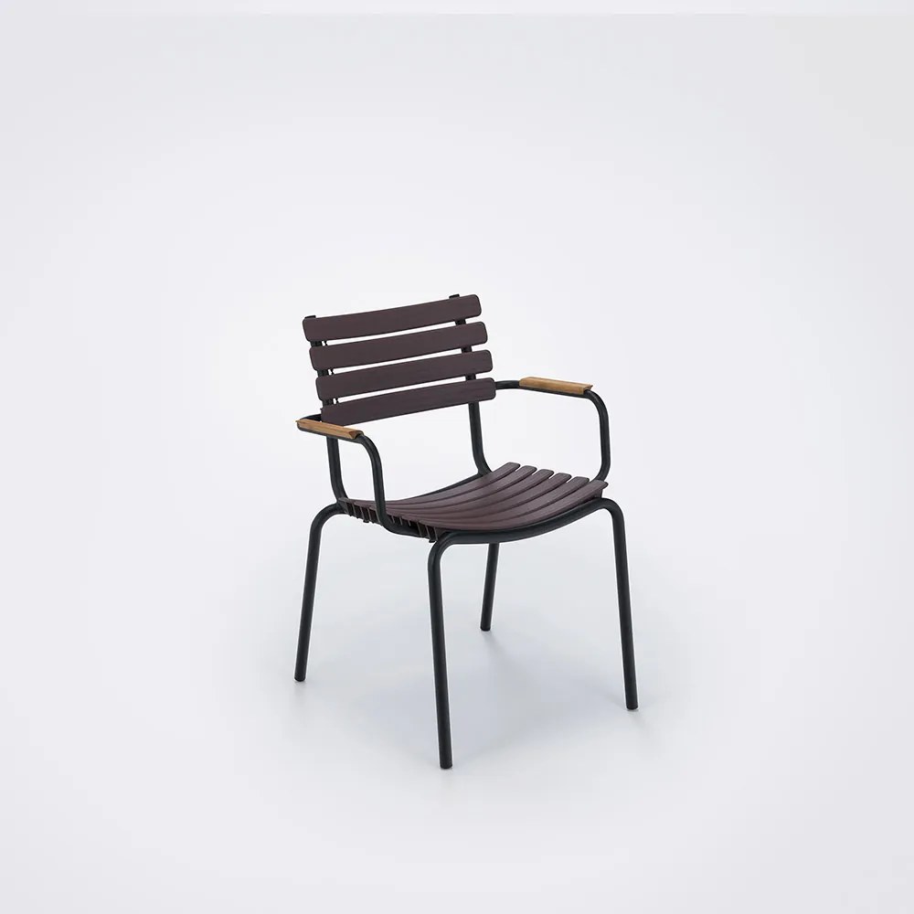 Houe Denmark - Židle CLIPS, područky bambus, švestková