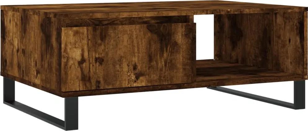vidaXL Konferenční stolek 90 x 60 x 35 cm kompozitní dřevo [827073] Barva: Bílá