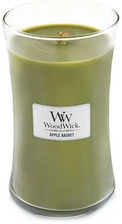 Vonná svíčka WoodWick - Apple Basket 609g/110 - 120 hod, 10x18 cm