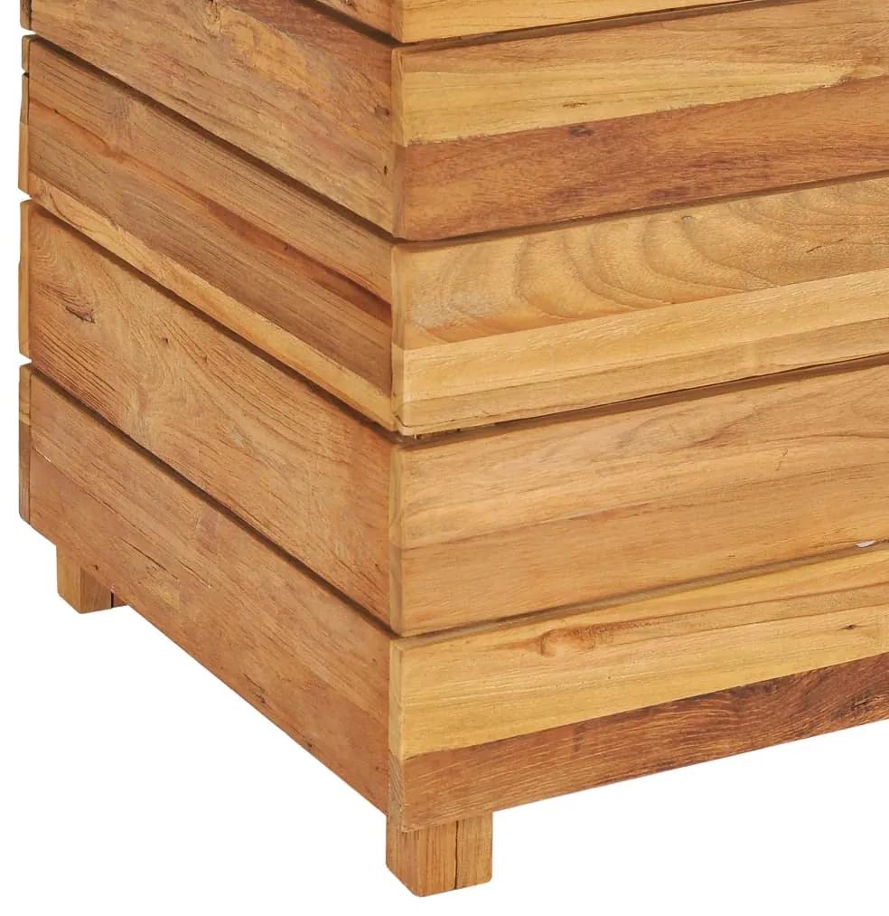 Vyvýšený záhon 100x40x55 cm recyklované teakové dřevo a ocel