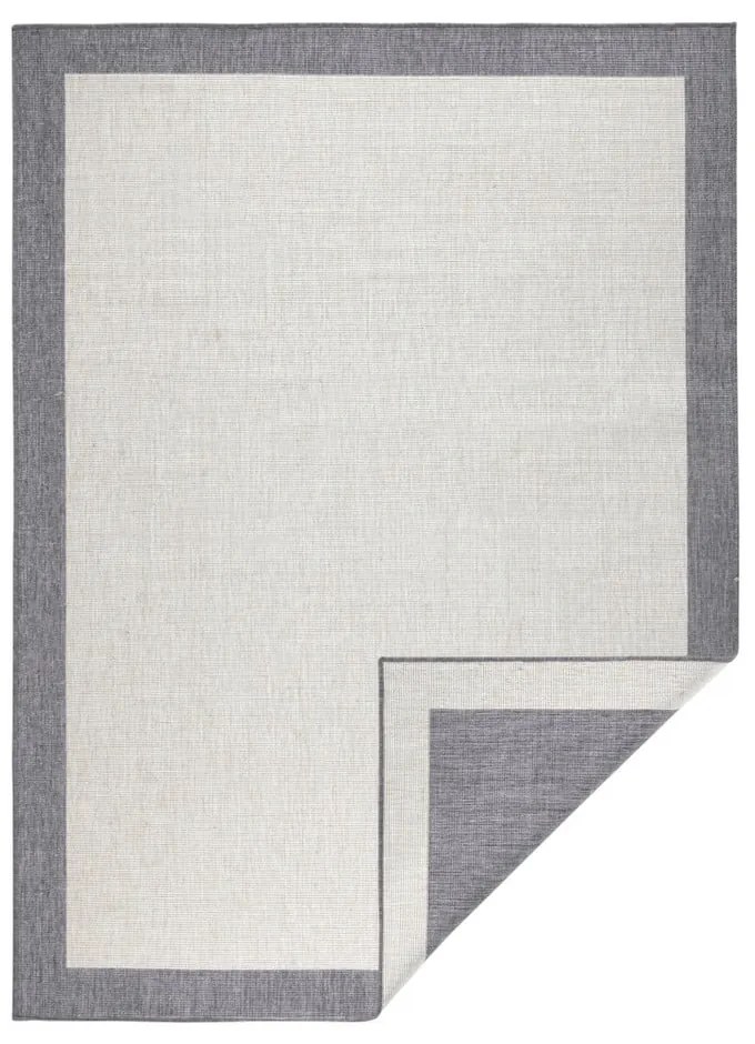 Šedo-krémový venkovní koberec NORTHRUGS Panama, 120 x 170 cm