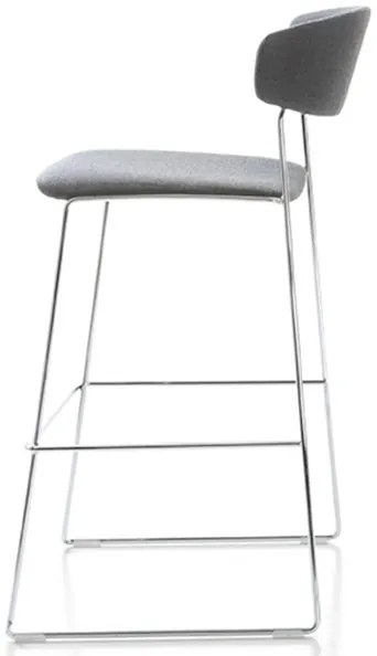 Fornasarig - Barová židle vysoká WOLFGANG čalouněná