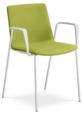 LD seating Konferenční židle SKY FRESH 055,BR bílé područky Barva kostry bílá kostra GALERIE - Čalounění LD seating LÁTKY 1 / DINO, ERA, ONE 2021