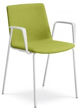 LD seating Konferenční židle SKY FRESH 055,BR černé područky Barva kostry bílá kostra GALERIE - Čalounění LD seating LÁTKY 2 / VALENCIA, XTREME, STYLE, ASPECT, CURA 2021