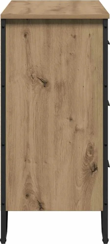 Příborník 6-Zásuvka Artisanový dub 91 x 35,5 x 74,5 cm 3365604