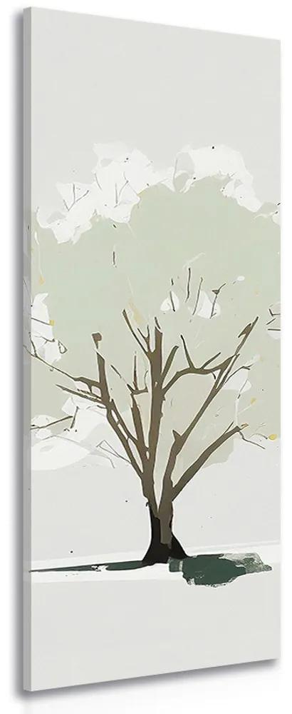 Obraz zelená koruna stromu Varianta: 40x120